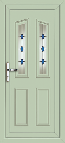Chartwell Green UPVC Front Door - Choice of panel designs – Fieldview ...